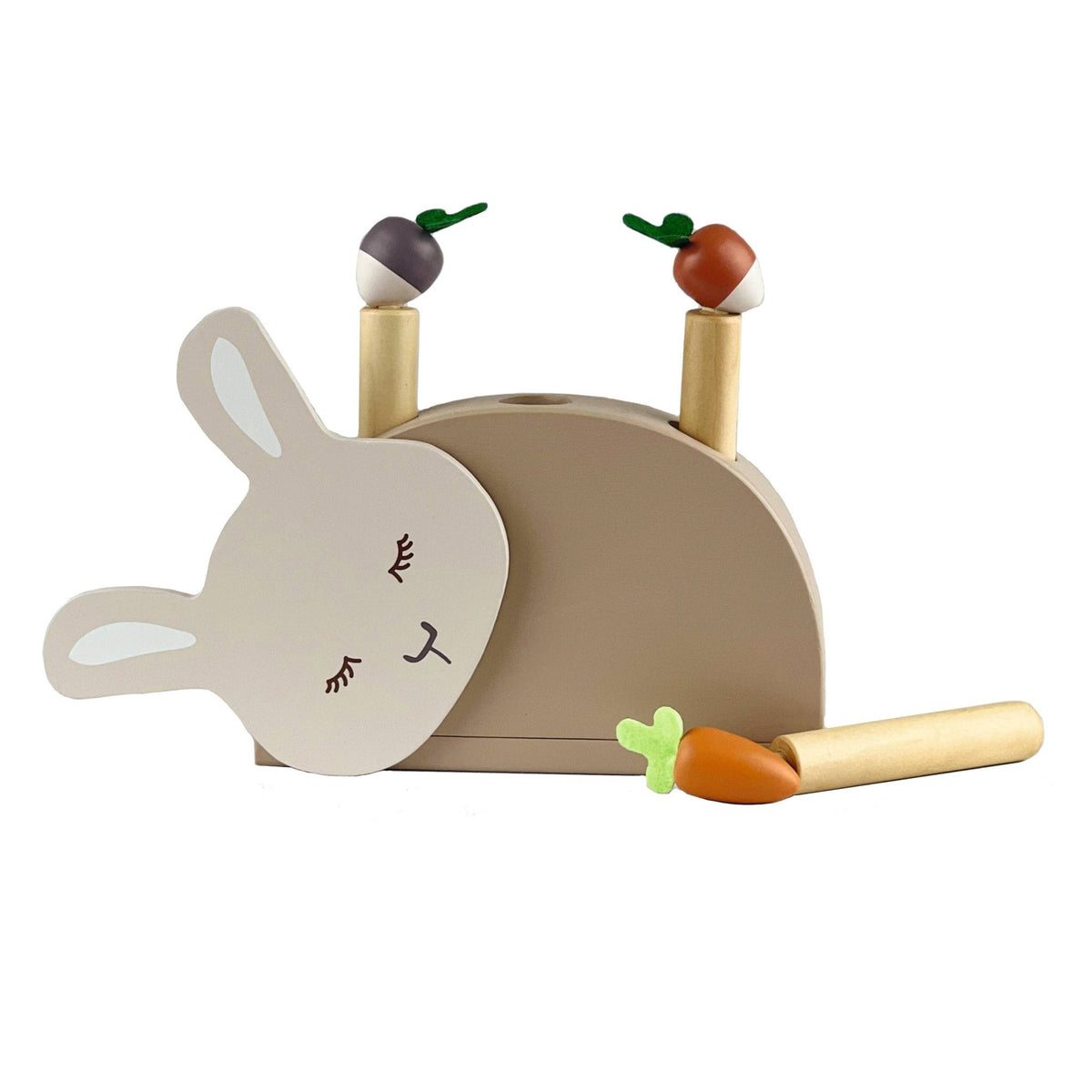 Pop-Up Rabbit - Wooden & Pegged Puzzles TAYLOR + MAX